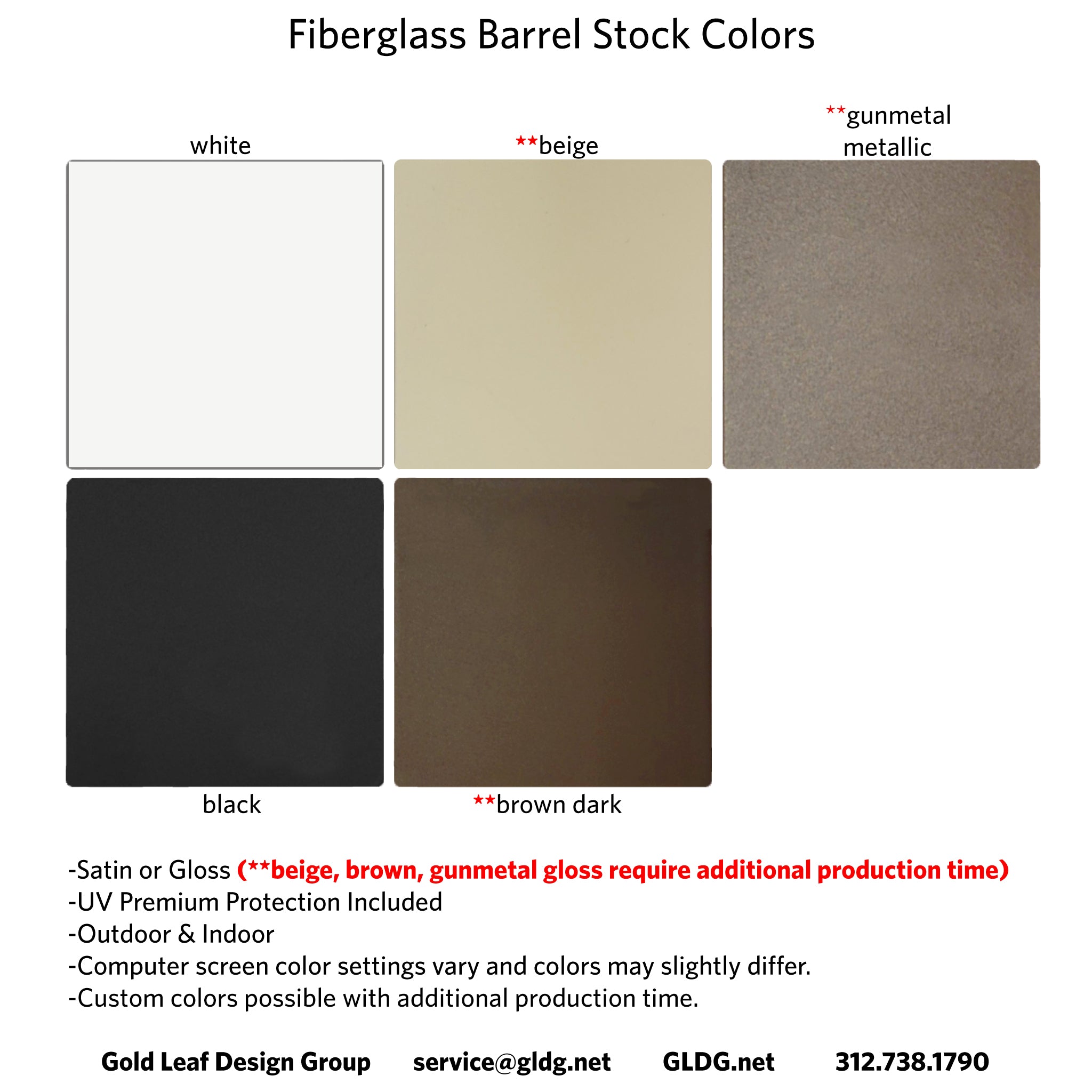 Fiberglass: Barrel 36.5"H Planter, Black — Gold Leaf Design Group
