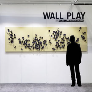 Wall Play™: Trio, DK Grey/ Black — Gold Leaf Design Group